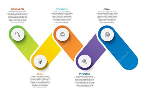 Premium Vector Steps Business Data Visualization Timeline Process Infographic Template Design