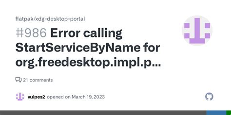error calling startservicebyname for org freedesktop impl portal desktop gnome timeout was