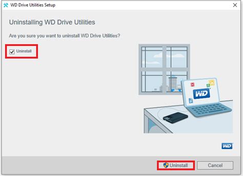 Steps To Uninstall WD Drive Utilities Or WD Security Software On Windows