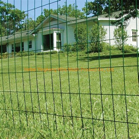 Green Color Pvc Coated Fence Panel Holland Fence Steel Corral Panels Wire Mesh Fencing Euro
