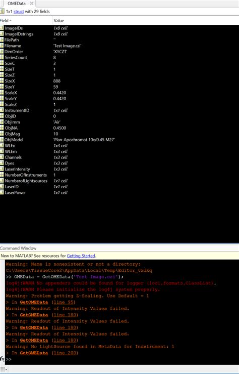 Script To Read Czi And Other Image Files Via Bioformats Inside Matlab Image Analysis Image