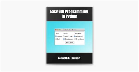 ‎easy Gui Programming In Python By Kenneth A Lambert On Apple Books