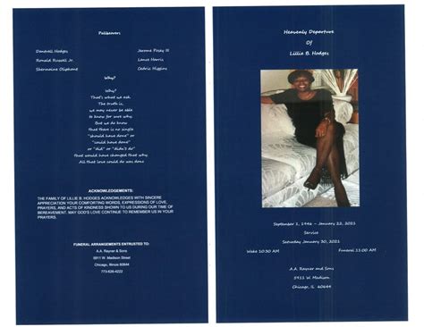 Lillie B Hodges Obituary Aa Rayner And Sons Funeral Home
