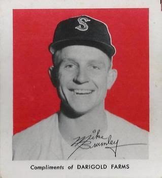 1960 Darigold Farms Spokane Indians 19 Mike Brumley Front 2024