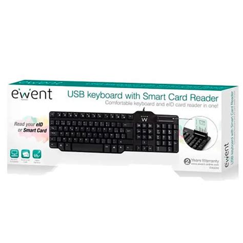 Eminent Ew3252 Smart Card Reader Keyboard Black Techinn