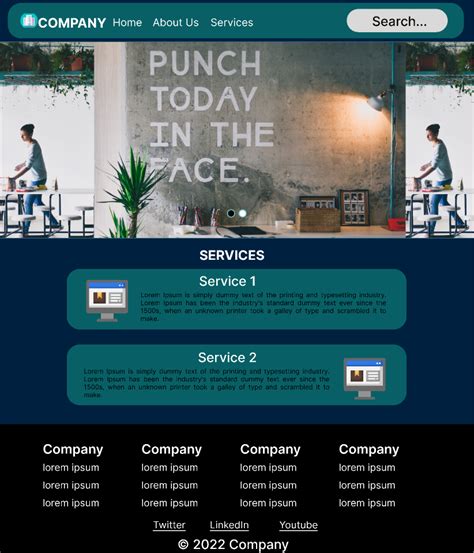 Simple Web Template Figma