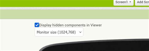 Not Runs The Show Hidden Not Visible Components In The Designer App Inventor For Ios Mit App