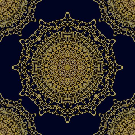 럭셔리 골드 배경 화려한 만다라 Eps 파일 및 이미지 프리미엄 벡터