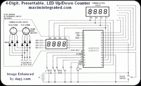Decade Digital Counter Module Led And Lcd Electronics Circuits