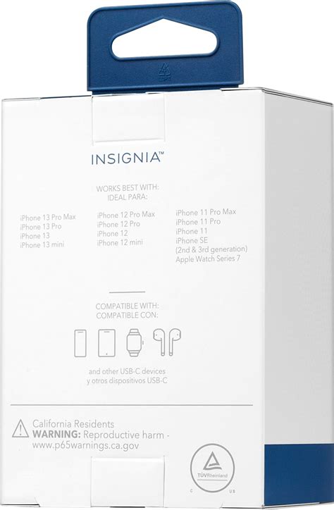 Best Buy Insignia™ 20w Usb C Fast Charger For Iphone 14131211x8