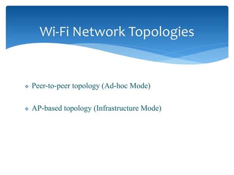 Wi Fi Technology Ppt