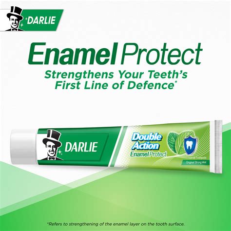 Darlie Double Action Enamel Protect Toothpaste Original Strong Mint 200g