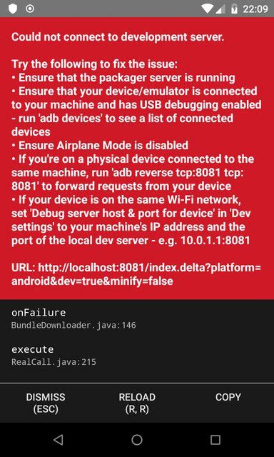 React Native How To Set Debug Host And Port On Android Stack Overflow