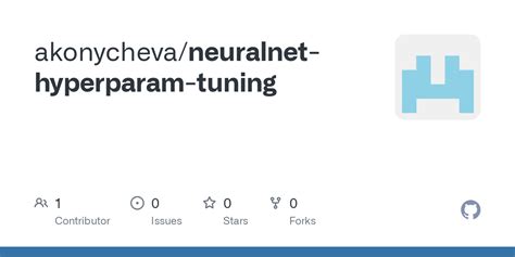 Github Akonychevaneuralnet Hyperparam Tuning