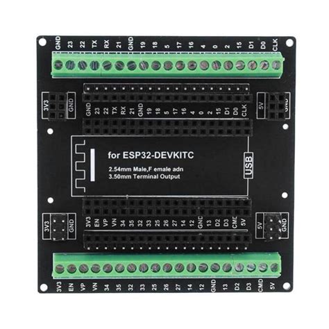 For Esp32 Super Breakout Board 381mm 015inch Terminal Gpio Expansion Module 38pins For Esp32