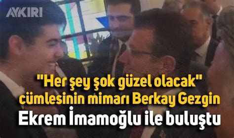 Ekrem İmamoğlu Ve Berkay Zenginin Tekrar Buluştuğu Görüntüler Gündem