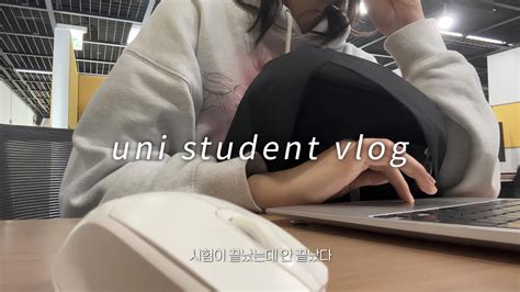 대학생 일상 브이로그 말하는 감자의 시험기간 Youtube
