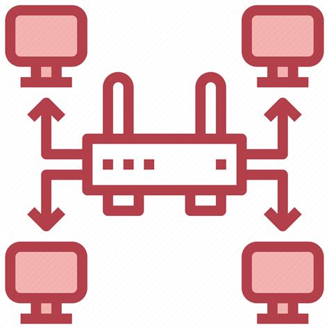 Network Computer Connection Technology Screen Icon Download On Iconfinder