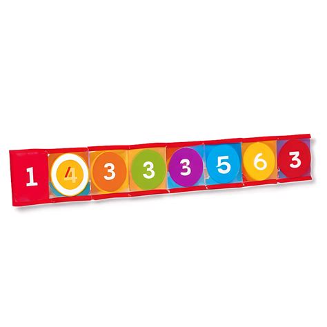 Download Colorful Number Line For Preschool Png Qni