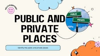 Public And Private Places By H Noonam Tpt