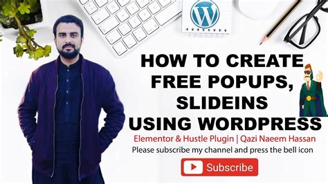 How To Create Free Popups Slideins Using Wordpress Elementor And Hustle Plugin Youtube