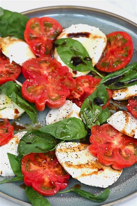 Tomato Mozzarella Salad Caprese Alphafoodie