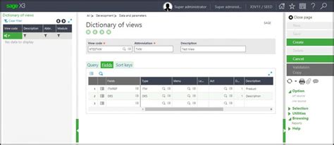 creating view in sage x3 and make it accessible through web services