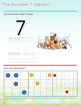 Numbers And Patterns Seven By Ms Andalusia TPT
