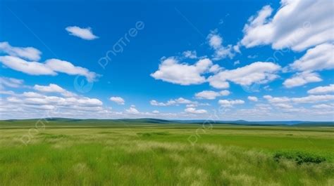 푸른 하늘이 있는 초원의 풍경 Photo 7 월 푸른 하늘과 초원 홋카이도 콘센 고원의 광대 한 여름 풍경 고화질 사진 사진 구름 배경 일러스트 및 사진 무료 다운로드