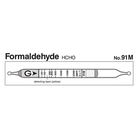 DETECTOR TUBE FORMALDEHYDE 10 BX Zefon International