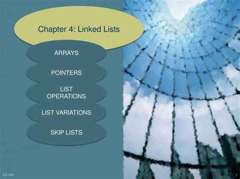 chapter 4 linked lists arrays pointers list operations ppt download