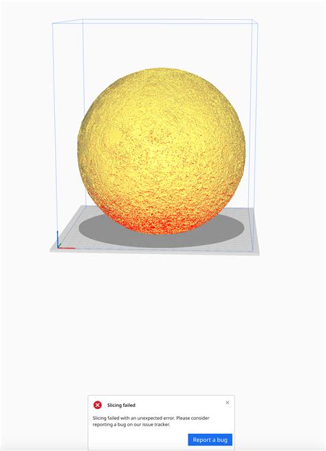 Bug Unable To Slice · Issue 15309 · Ultimakercura · Github