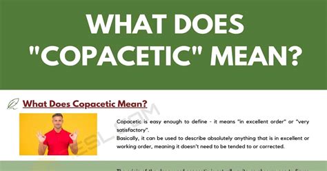 Copacetic Meaning Origin And Examples Of This Slang Term • 7esl
