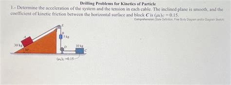 Drilling Problems For Kinetics Of Particle 1