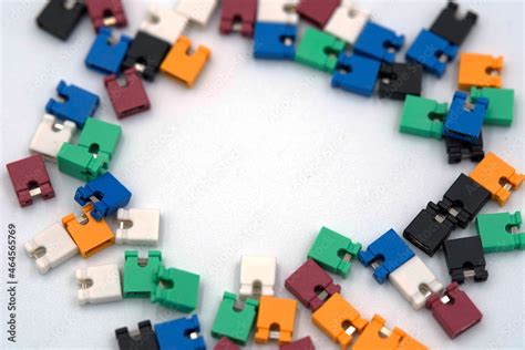 Micro Electronics Arduino DIY Components On A Light Background Top View Copy Space