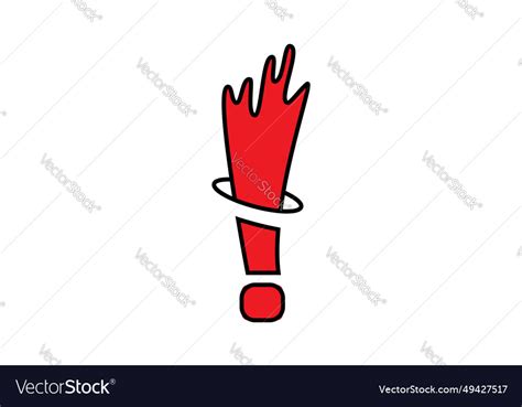 Warning Message Exclamation Mark Icon Attention Vector Image