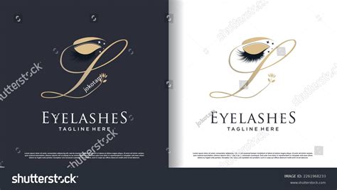 Letter L Lashes Logo Images Stock Photos Vectors Shutterstock