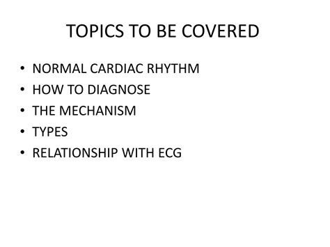 Solution Medical Physiology Of Different Types Of Cardiac Arrythmias