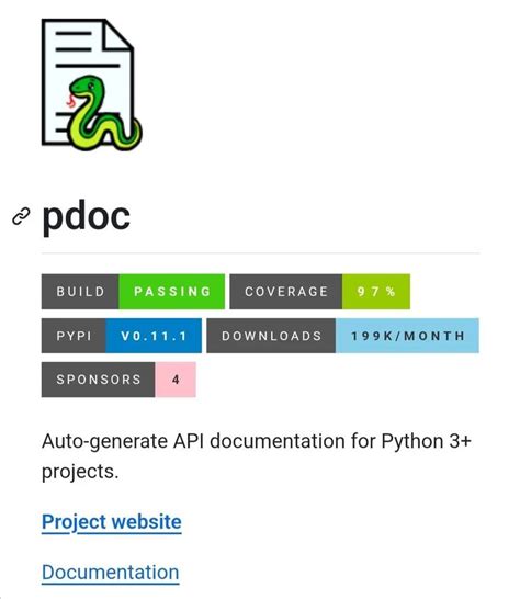Pdoc Is A Python Library Which Help Us To Visualize The Code Step By