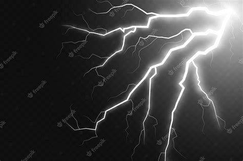 Premium Vector Set Of Lightning Magical And Bright Light Effect