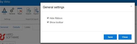 General Settings Virtosoftware Guides And Docs