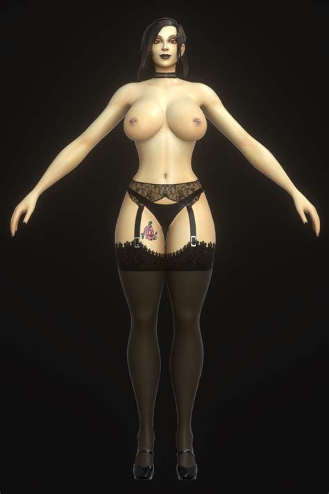 Rule 34 3d Female Female Only Garter Belt Human Solo Stockings T Pose Tess Greymane World Of