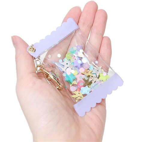 Buy Sanrio Kuromi Sugar Candy Sequin And Bead Shaker Keychain At Artbox