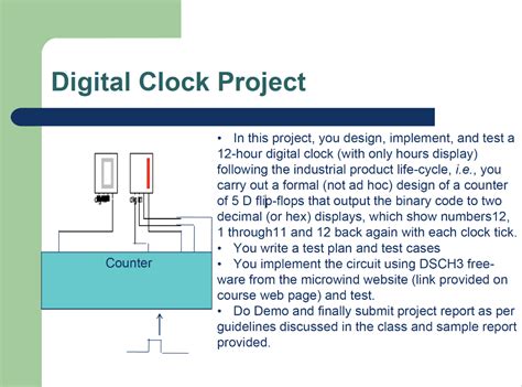 digital clock project in this project you design