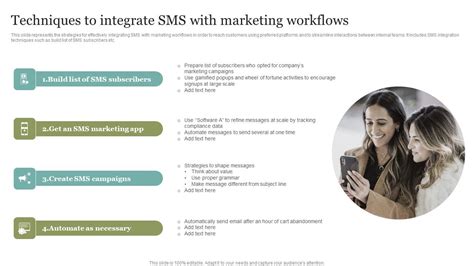 Techniques To Integrate Sms With Marketing Workflows Rules Pdf