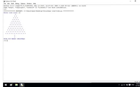Python Program To Basic Christmas Tree Using The Python Language Tkinter Kashipara