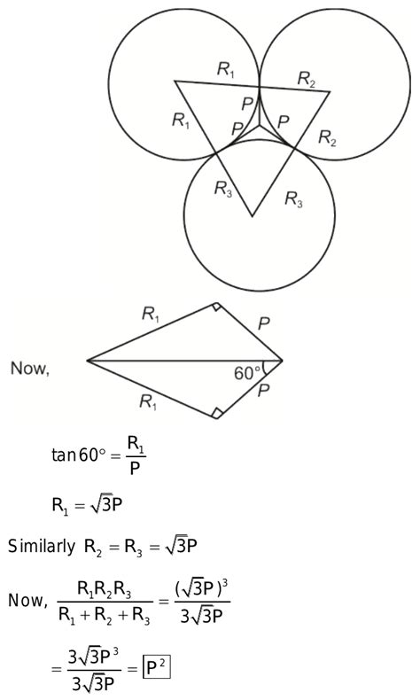 Three Circles Are Such That Each Touch The Other Two Externally The Common Tangents Are