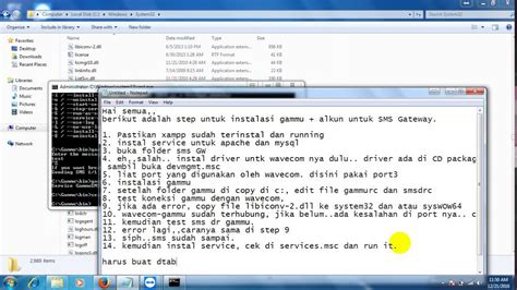 cara membuat sms gateway berbagi informasi