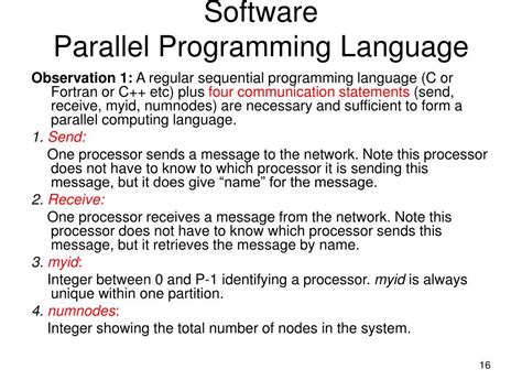 Ppt Parallel Software And Parallel Programming Language Dr Stephen Tse