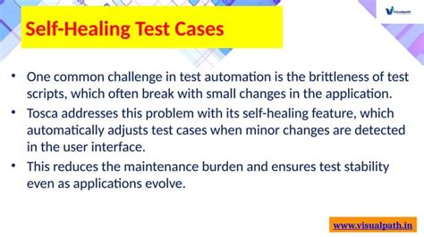 Tosca Online Training Course Hyderabad Tosca Testing Training Ppt